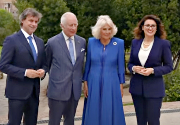 King Charles And Queen Camilla Met By Cheering Crowds In Rome, Monarch ...