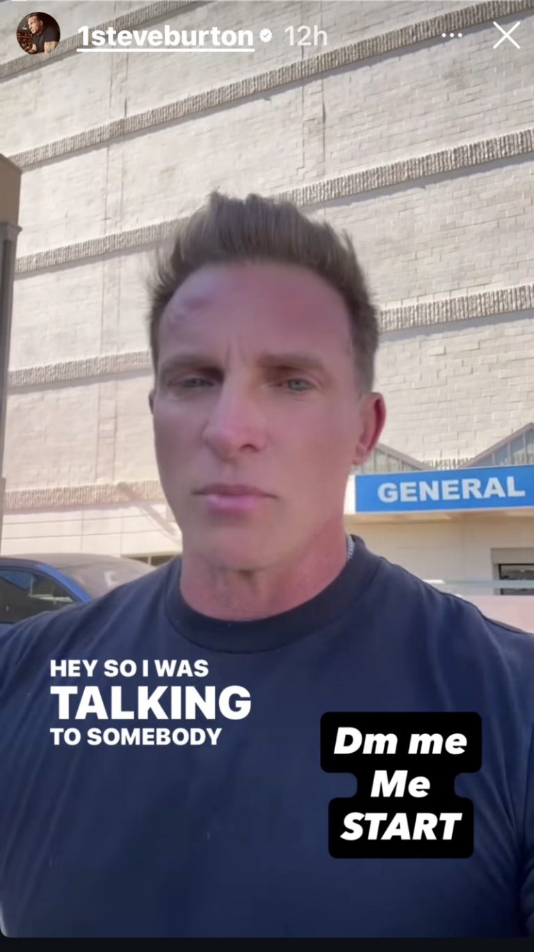 General Hospital Steve Burton’s Newest IG Post Hints At A Head Injury ...
