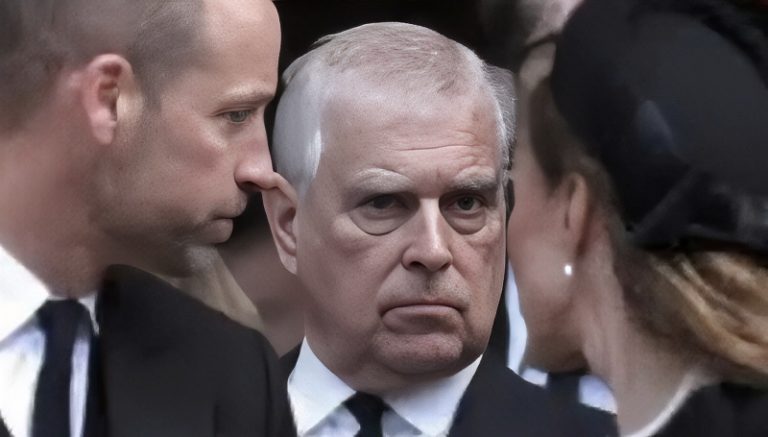 Prince Andrew And William's Frosty Funeral Confrontation - BTS